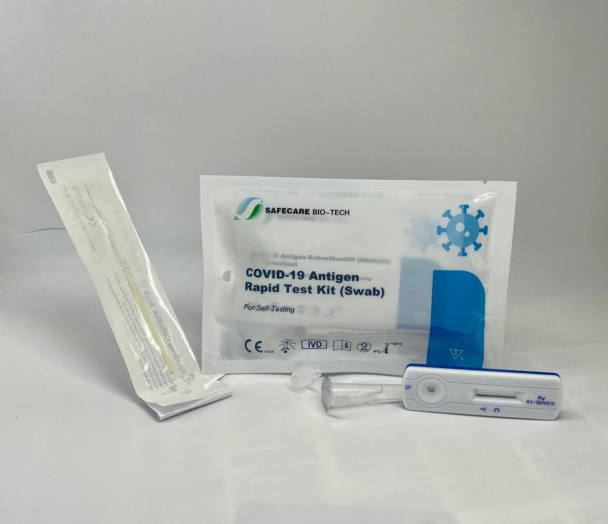 Safe Care Bio Tech Antigen Rapid Test Kit( Swab)( 5 Tests Minimum Orde ...